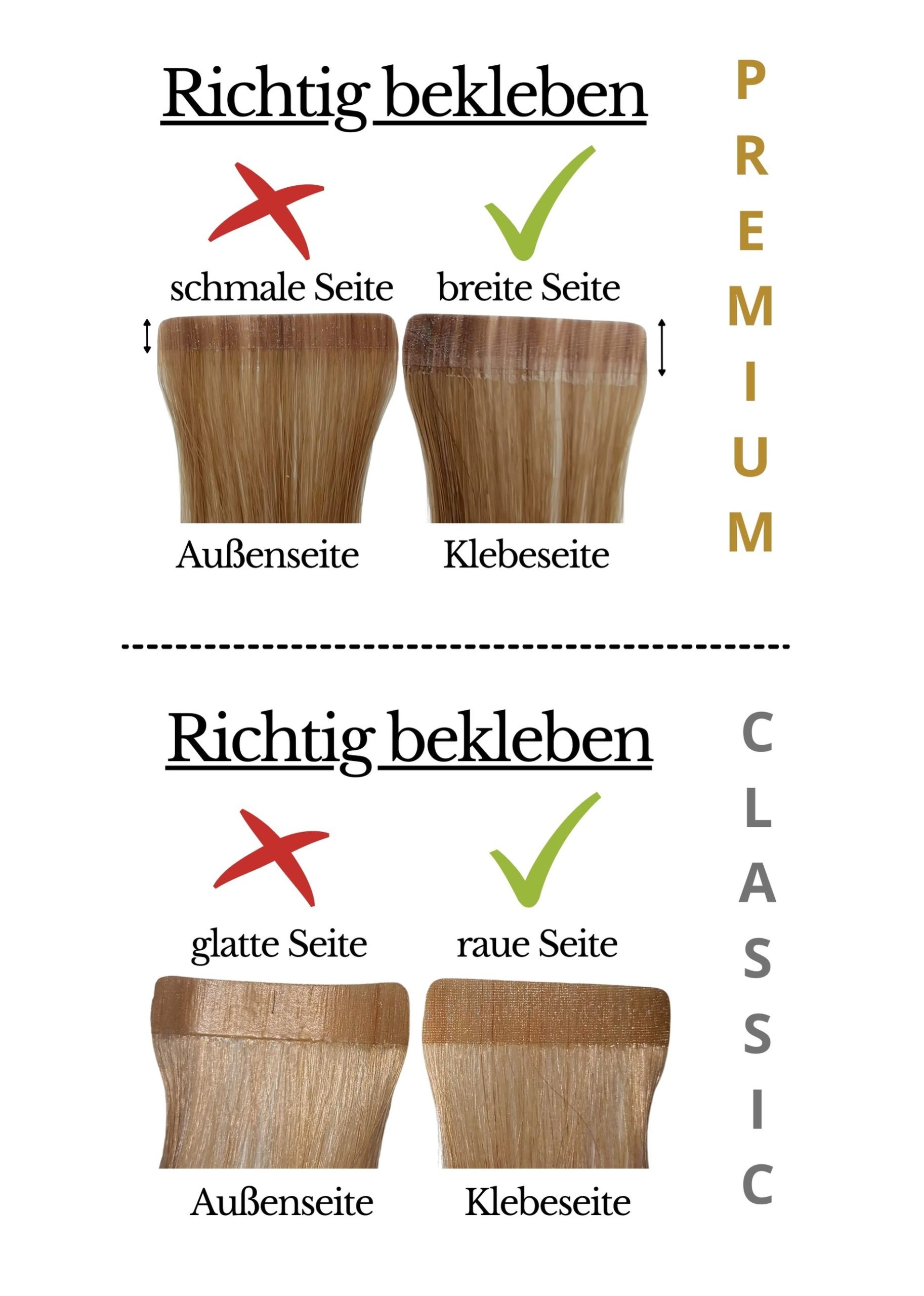 TapeIT Klebetressen Premium | Verlocke Extensions